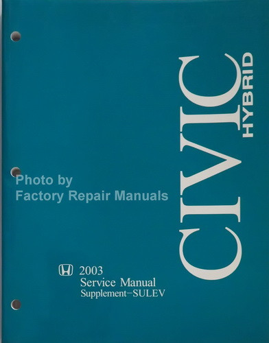 Honda Civic Service Manuals