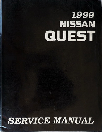 1999 Nissan Quest Factory Shop Repair Service Manual Original - Factory ...