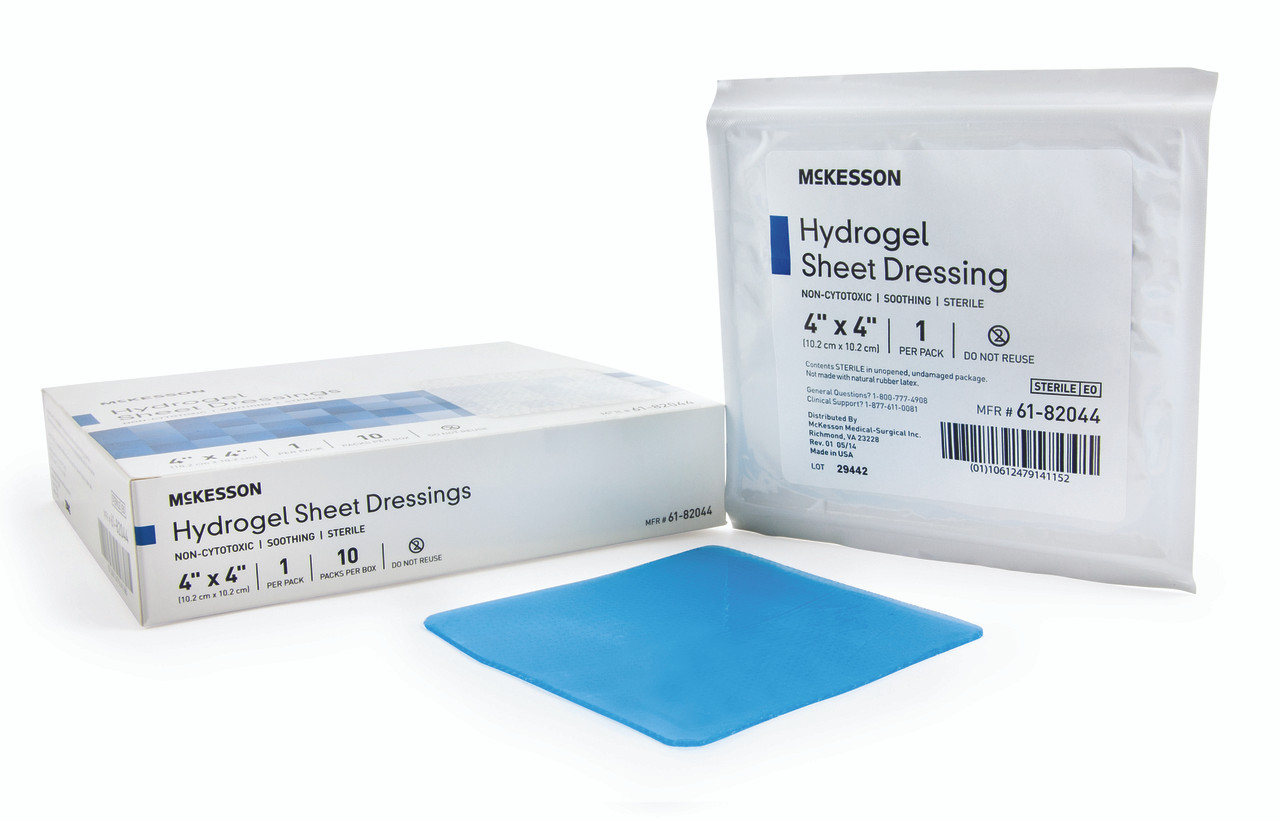 McKesson Square Sterile Hydrogel Dressing - Smart Aging LLC