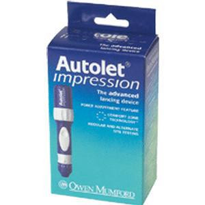 Autolet Impression Adjustable Lancing Device