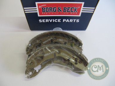 GBS834AF-BB - Brake Shoes - Rear - Mini/Moke/Sprite/Midget (Borg&Beck)