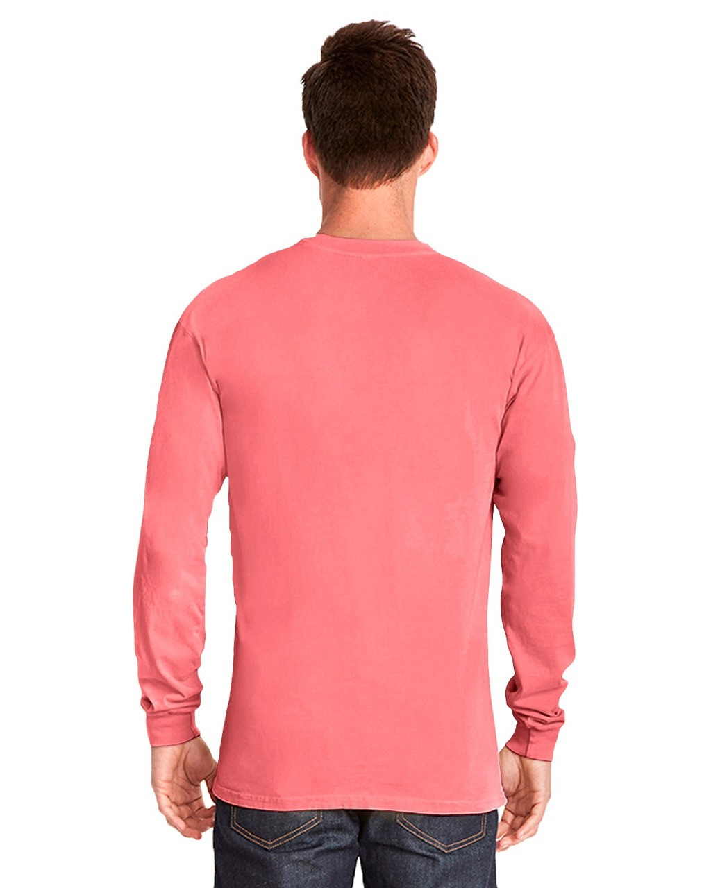 Next Level 7451 Inspired Dye LongSleeve Crew with Pocket