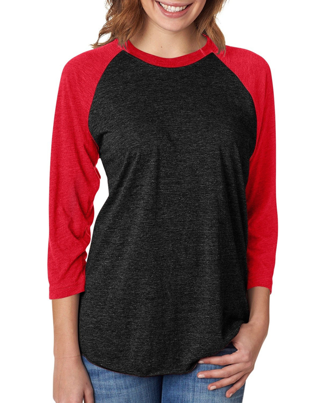 Next Level 6051 Unisex Triblend 3/4Sleeve Raglan