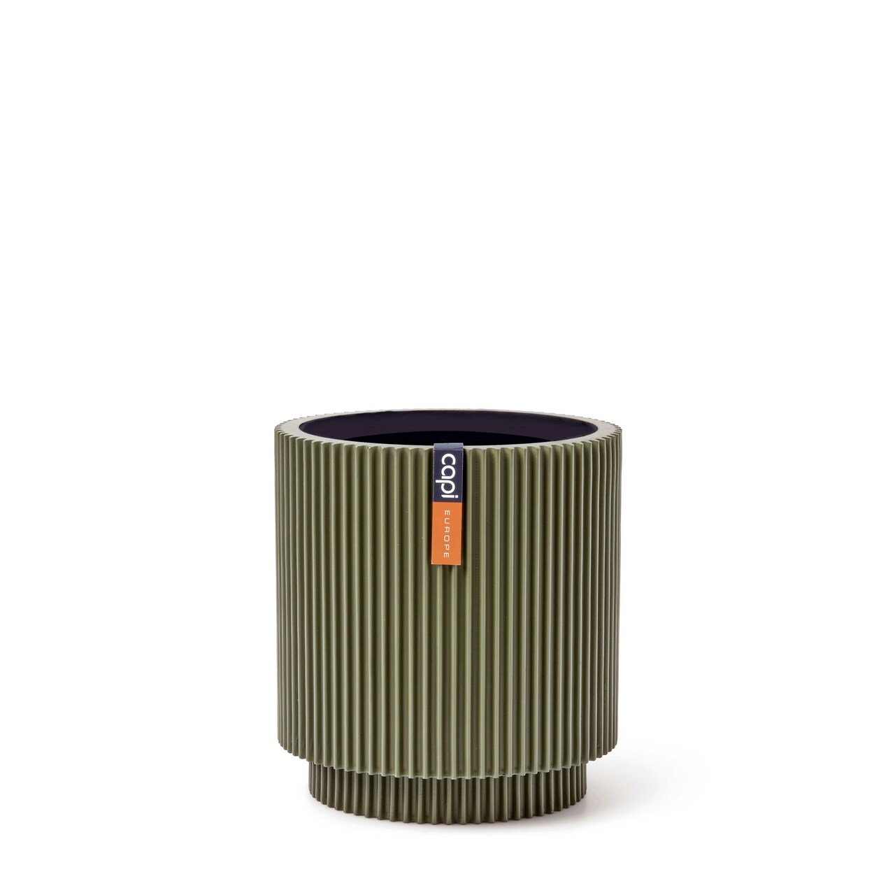 Nature Groove Colours Cylinder Vase Green