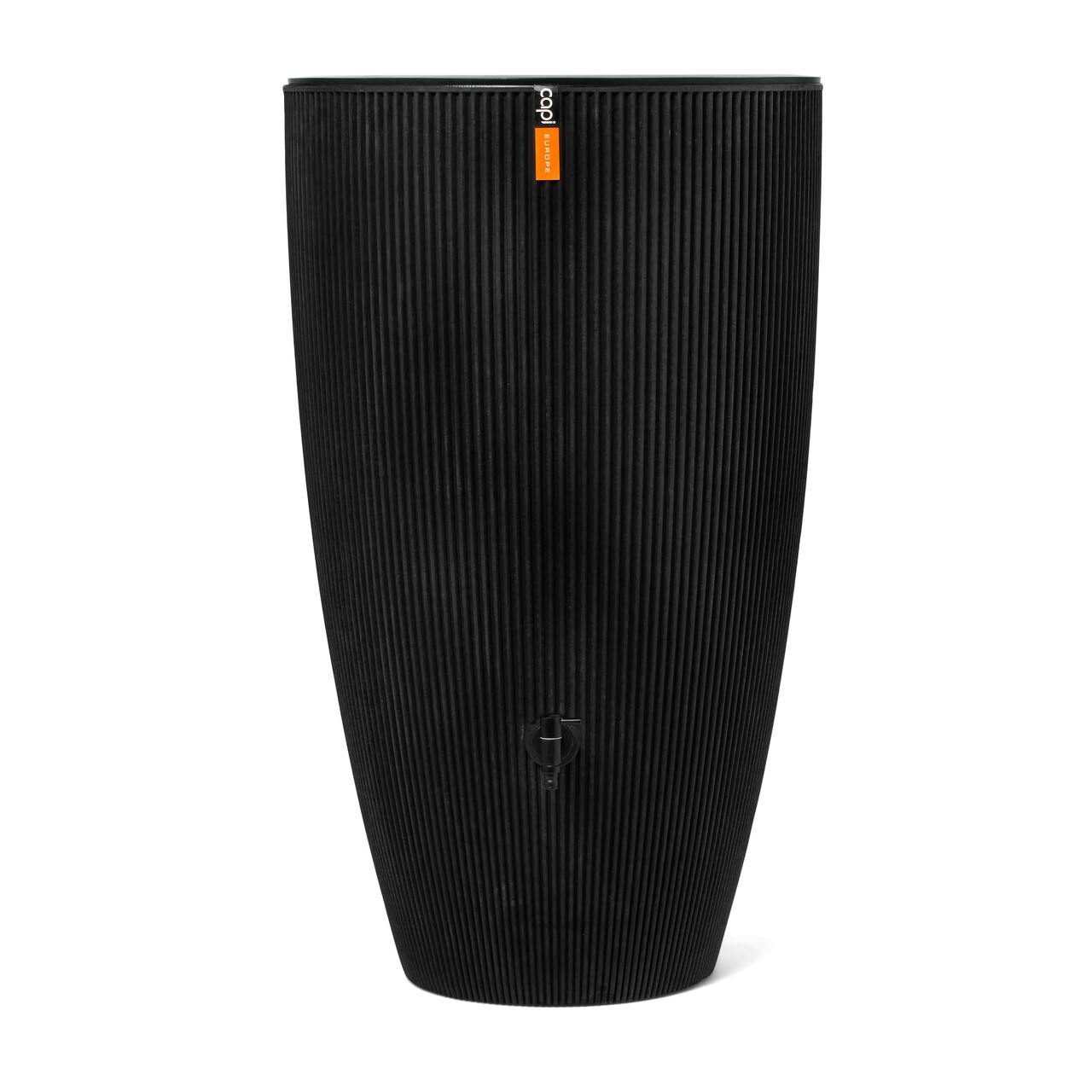 Rain Barrel Groove Rain barrel Black