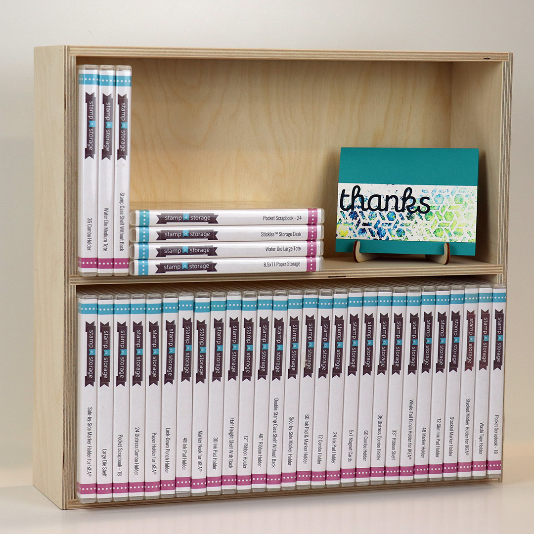 SlimLine Stamp Case Craft Shelving Unit | Stamp-n-Storage