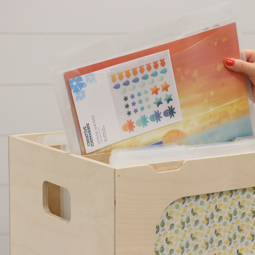 Project Folder Crate for Creative Memories
