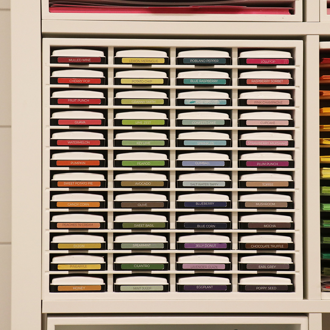 Slim Storage Shelf for Ink Pads (36-120 Slots)