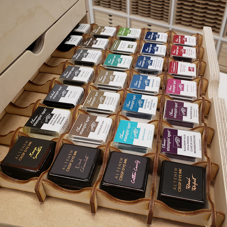 Ink Cube Caddy | Mini Ink Cube Storage Dividers