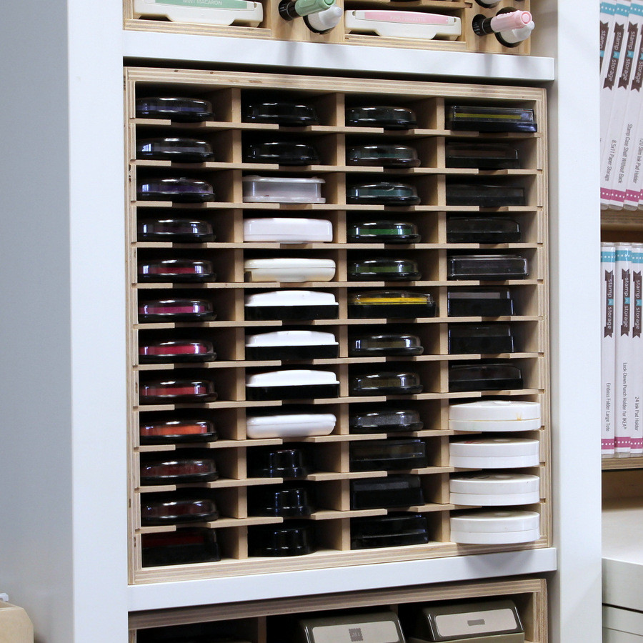 Slim Storage Shelf for Ink Pads (36-120 Slots)