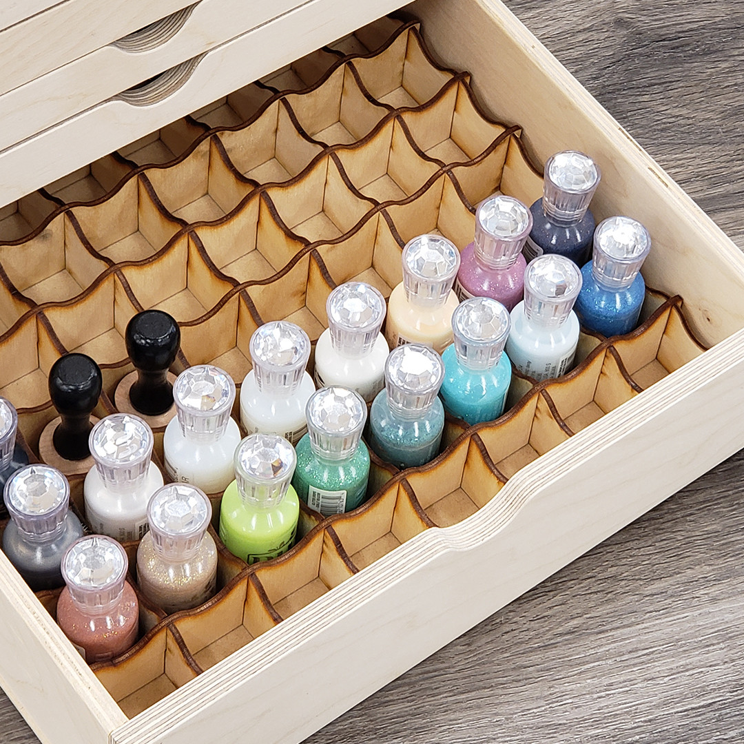 Grid Storage System | Grid Drawer Organizer | Stamp-n-Storage