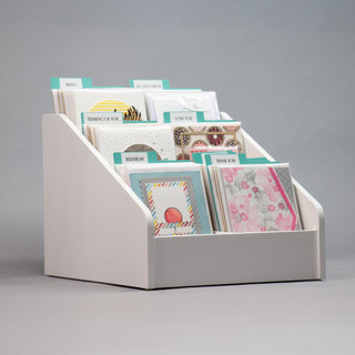 Multi Level Greeting Card Display Shelf | Stamp-n-Storage