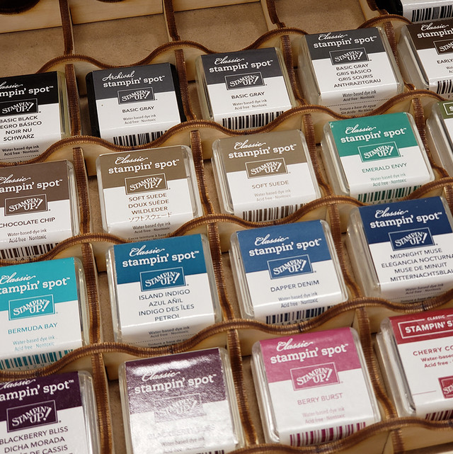 Mini Ink Pad Cube Storage | Wood Drawer Dividers