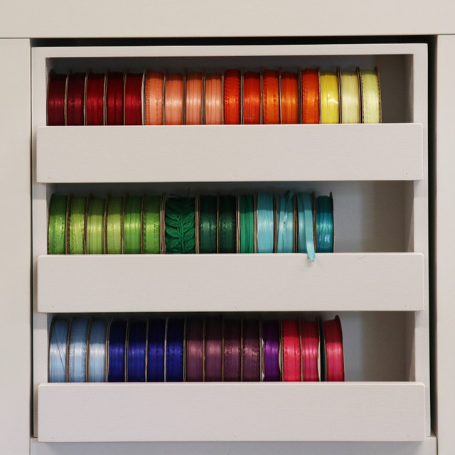 Ribbon Holder Shelf | Ribbon Shelf Organizer | Stamp-n-Storage
