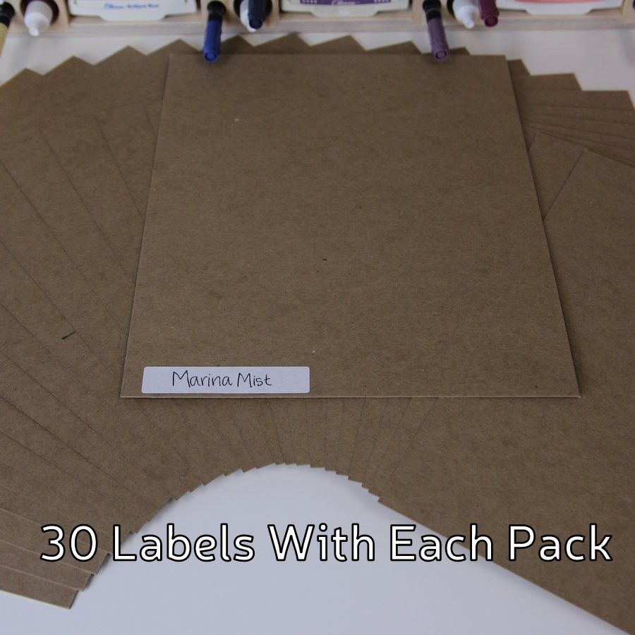 Paper Storage Divider Tabs | Shelf Labeling System