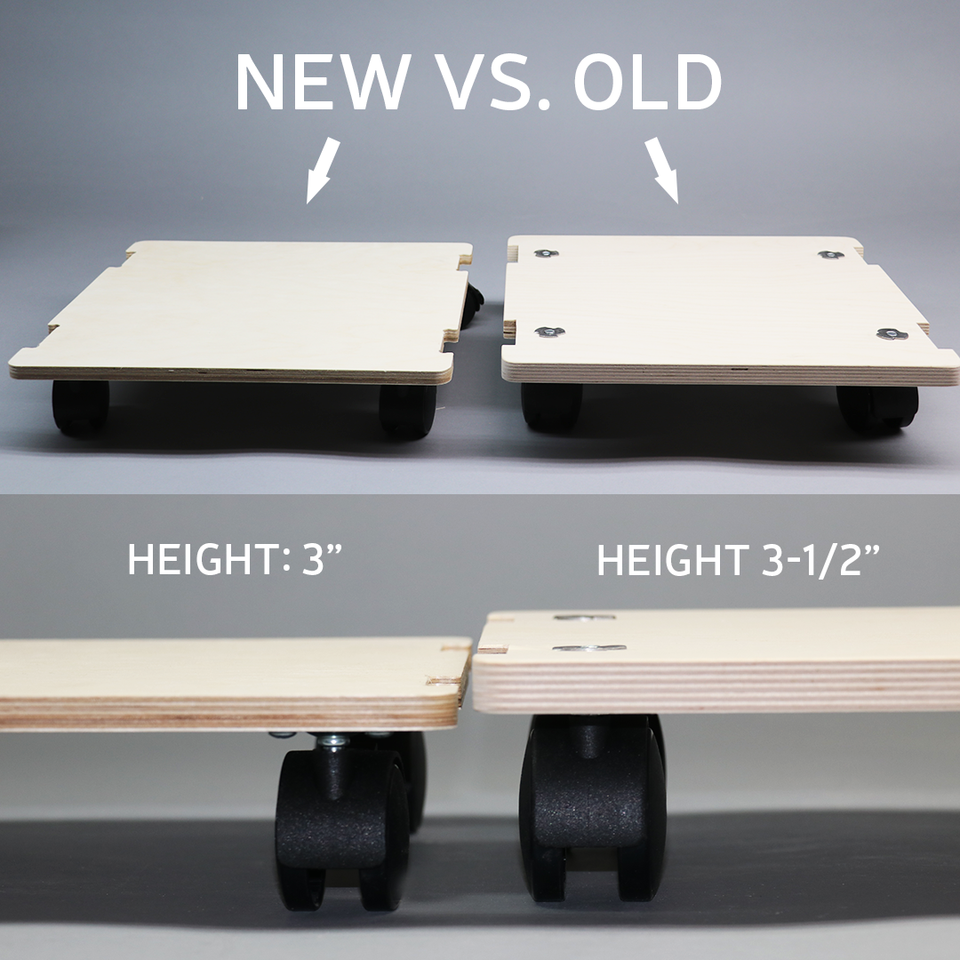 Rolling Crate Base | Rolling Paper Storage | Stamp-n-Storage