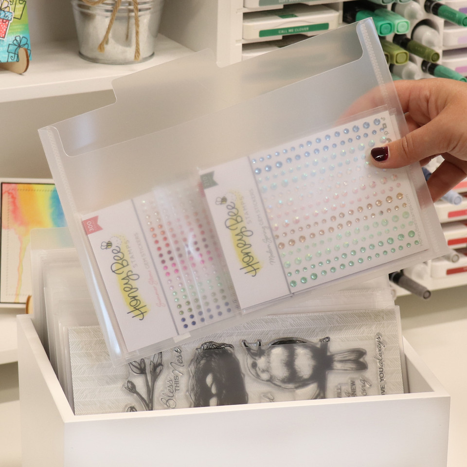 Clear Stamp Storage Pockets | Clear Pocket Sleeves
