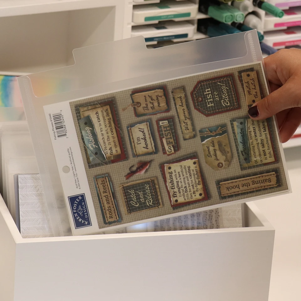 Clear Stamp Storage Pockets | Clear Pocket Sleeves