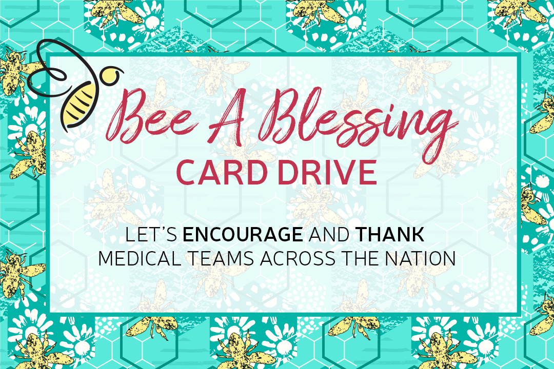 Bee a Blessing Card Drive - Stamp-n-Storage