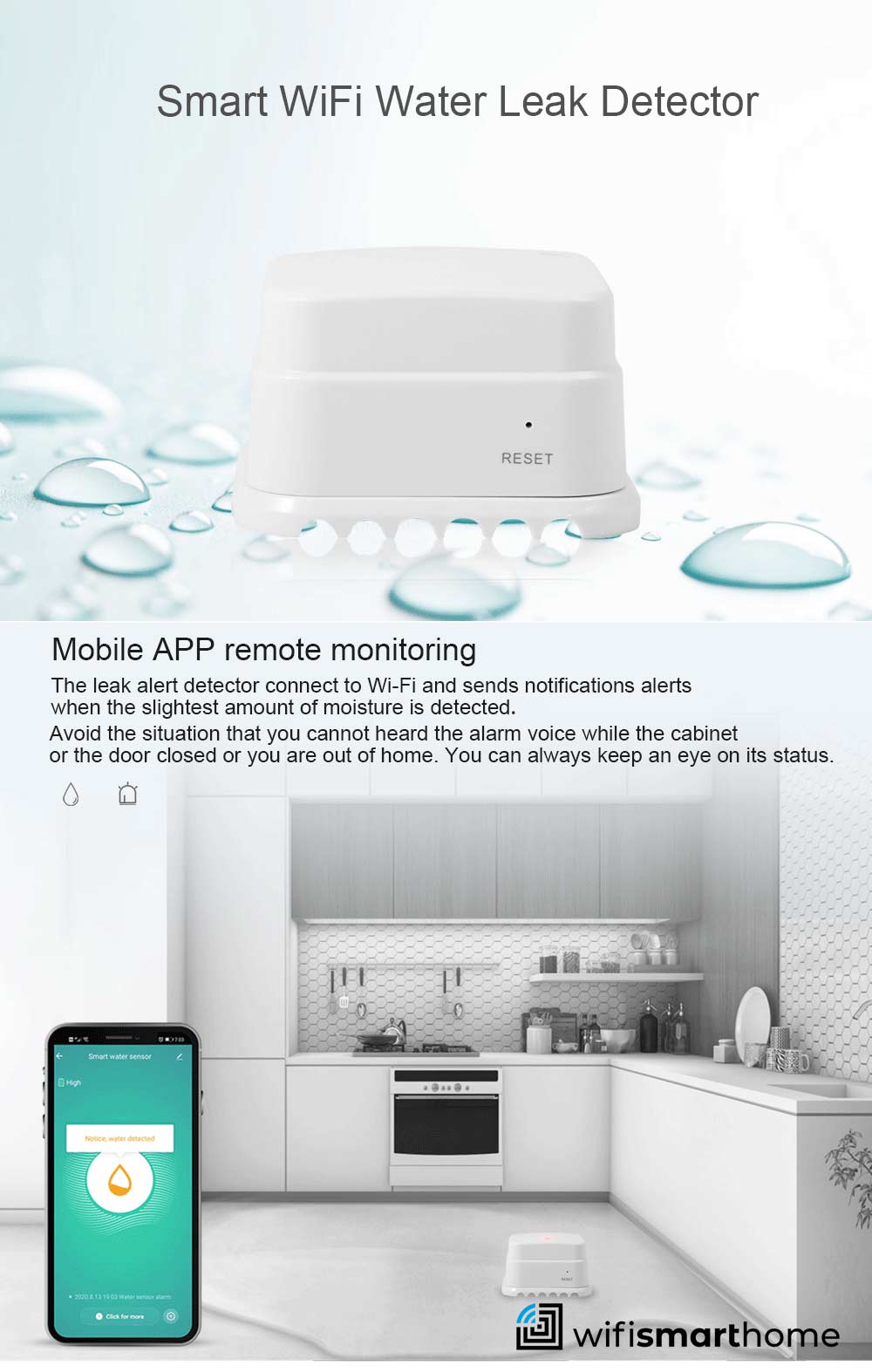 Water Leakage Wifi Alarm Water Leakage Wifi Alarm