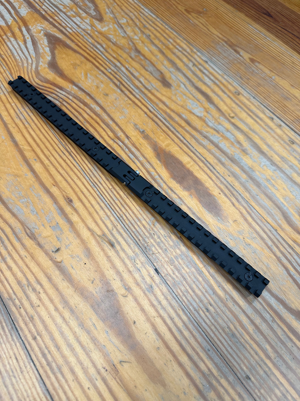 Iron curtain full length top rail