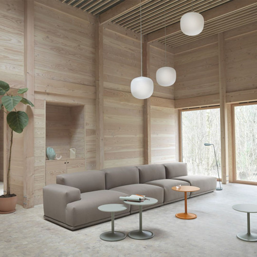 Muuto Rime Pendant (Large) | Frosted Glass Lighting | Luumo Design