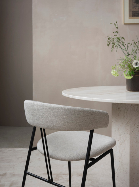 Violin Dining Chair Fully Upholstered | Gubi