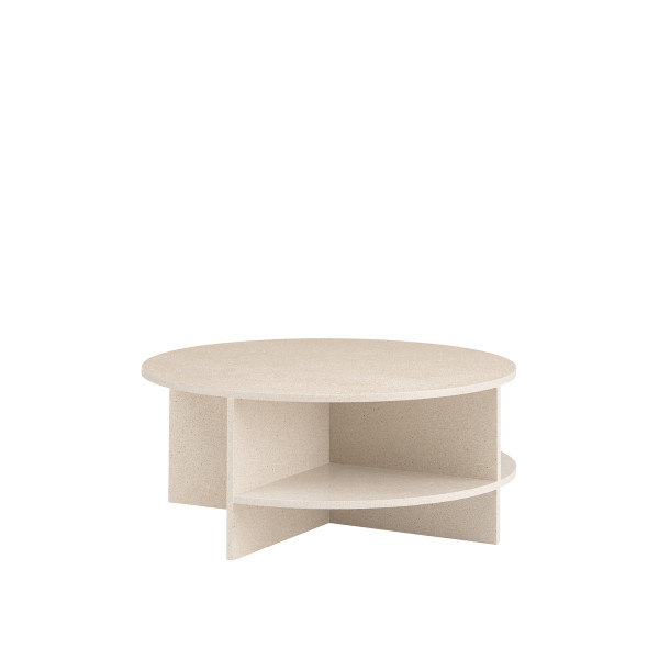 Halves Coffee Table Light Taupe | Muuto