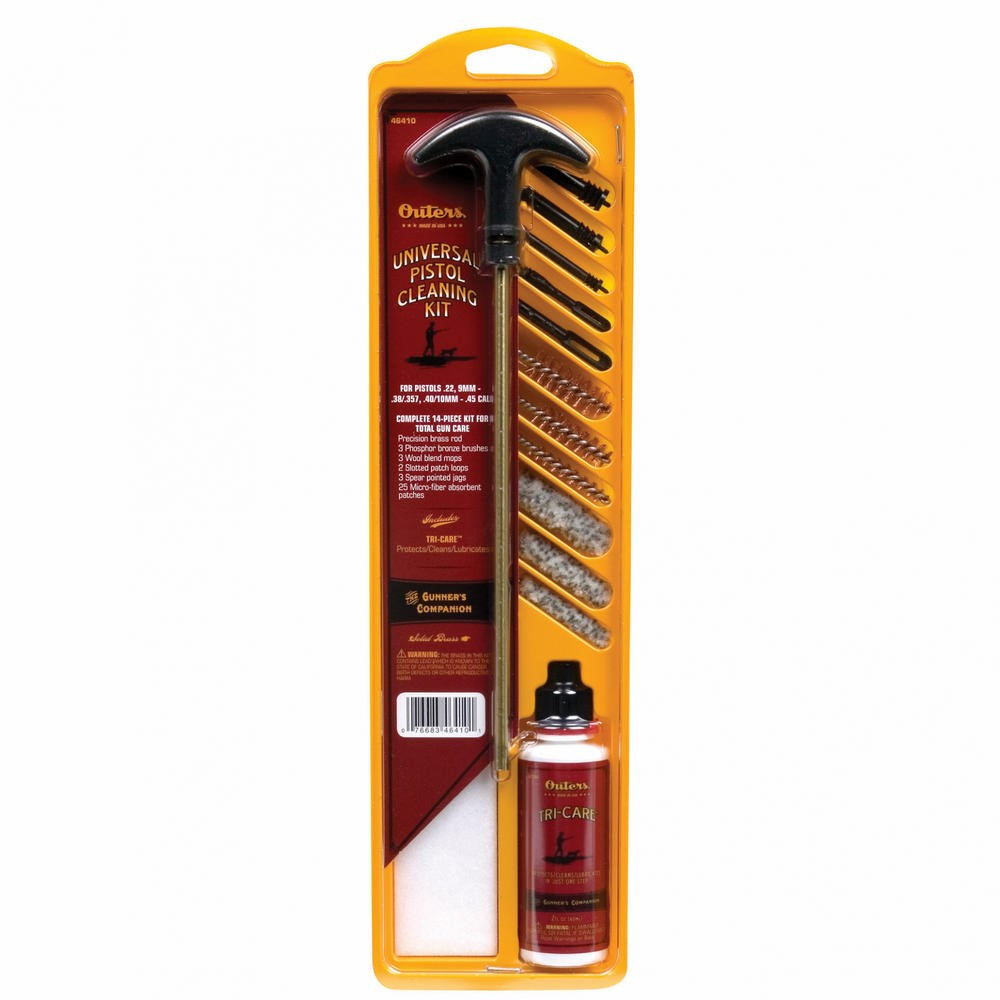 OUTERS UNIVERSAL PISTOL BRASS CLEANING KIT - Freedom Outdoors