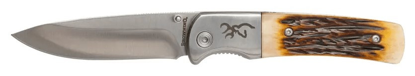 BROWNING BUCKMARK HUNTER BONE FOLDING KNIFE - Freedom Outdoors