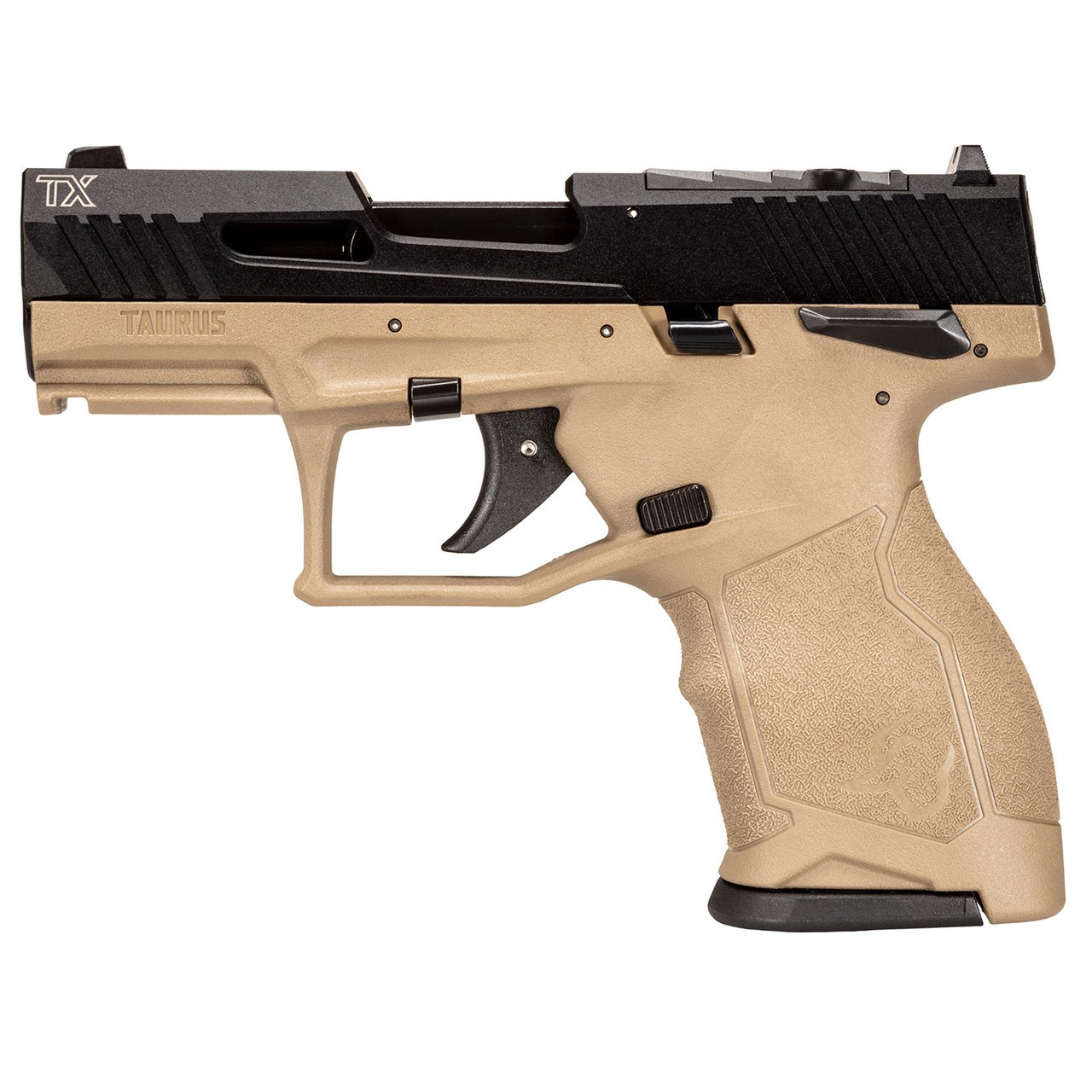 TAURUS TX22 22LR COMPACT 2X13 ROUND MAGS FDE/BLACK OPTICS READY ...