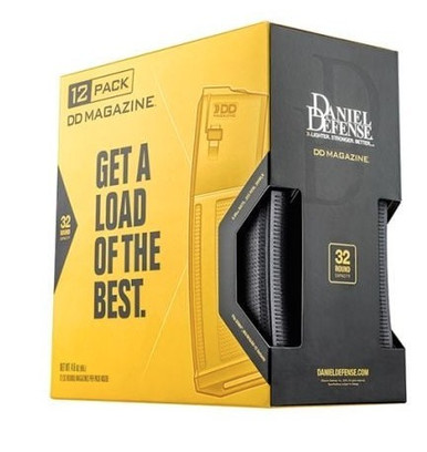 DANIEL DEFENSE MAGAZINE 12PACK 32RD - BLACK - Freedom Outdoors