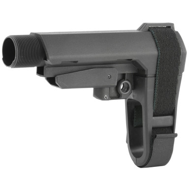 SB TACTICAL SBA3 PISTOL BRACE (TUBE NOT INCLUDED) - GRAY - Freedom Outdoors
