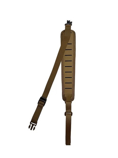 TAC SHIELD HANDS FREE PRS SLING COYOTE PADDED W/ STUD QD SWIVELS ...