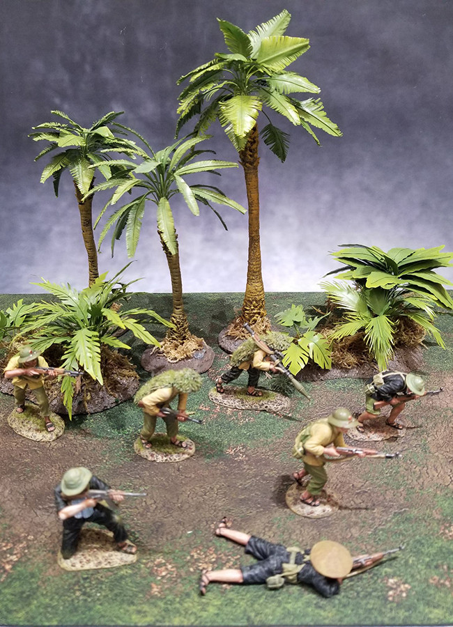 MAT004 Jungle with Track Scenic Mat (1'x 3')