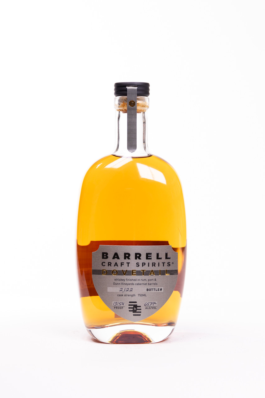 Barrel Craft Spirits Dovetail Cask Strength American Bourbon Whiskey 750 ML