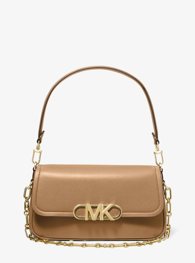 Parker Designer Hand Bag, Gold Tone