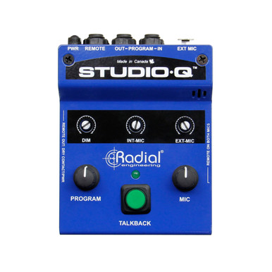 Radial Studio-Q Studio talkback with built-in mic, external mic input ...