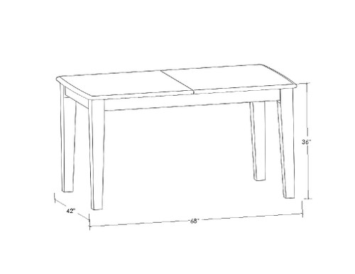 Hickory Lindstrom Dining Room Table with Maple Bottom - Counter Height ...