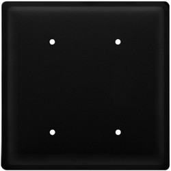 Double Blank Switch Plate Covers | Decorative Metal & Wood