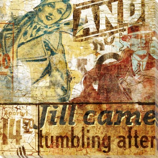 Jack and Jill... Saying Wrapped Canvas Giclee Print Wall Art | Stylish ...