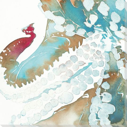 Octo Octopus Wrapped Canvas Giclee Print Wall Art | Coastal Sea Life ...