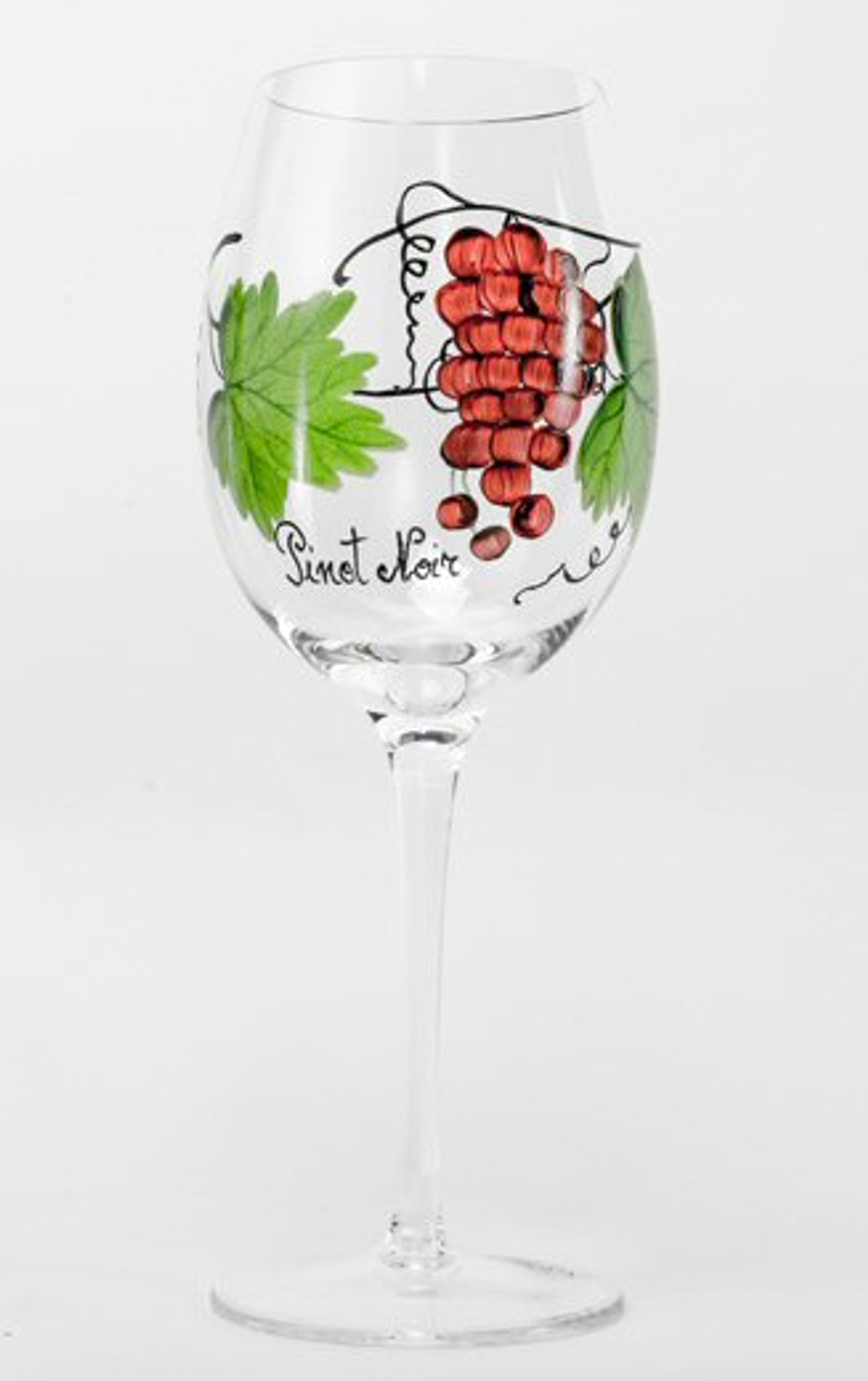 Dionysus Romanian Crystal Pinot Noir Wine Glasses Set Of 4 Stemware