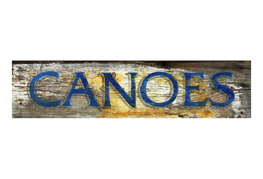 Customizable Paddle Your Own Canoe Vintage Style Metal Sign ...
