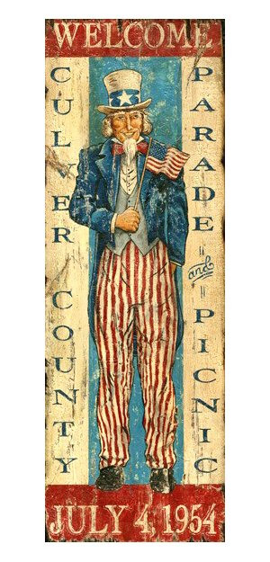 Custom Uncle Sam Vintage Style Metal Sign - Personalized Antique ...