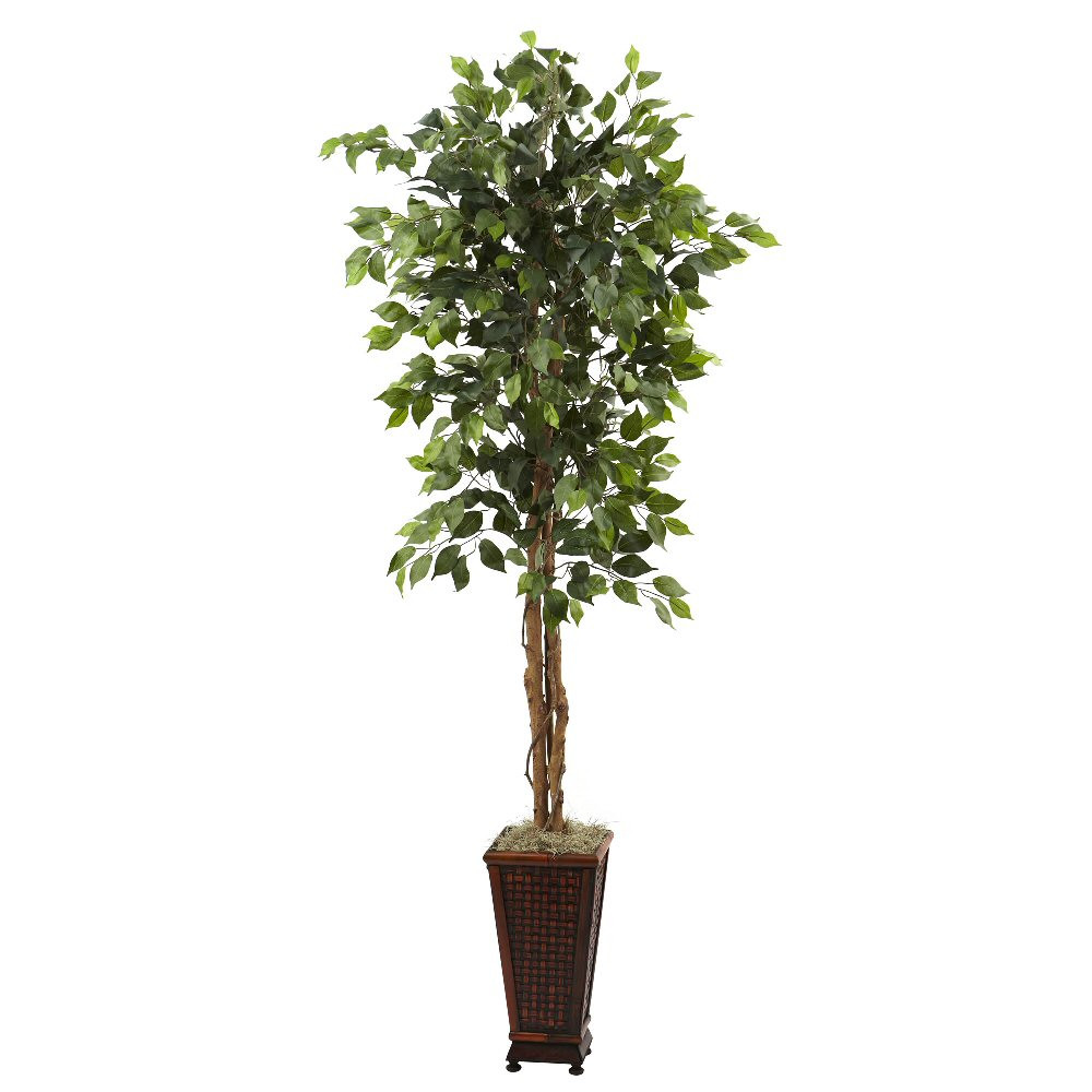 4' Poinsettia Berry Topiary Silk Tree with Decorative Planter ...