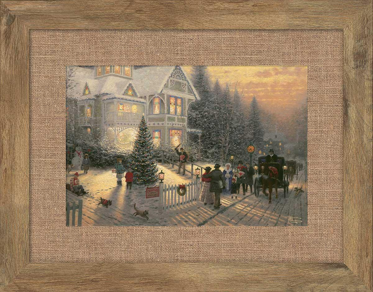 Victorian Christmas Framed Art Print Wall Art - Wall Decor - Wild Wings