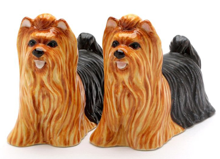 Poodle Dogs Ceramic Salt and Pepper Shakers, Set of 4 - Tableware - Cosmos
