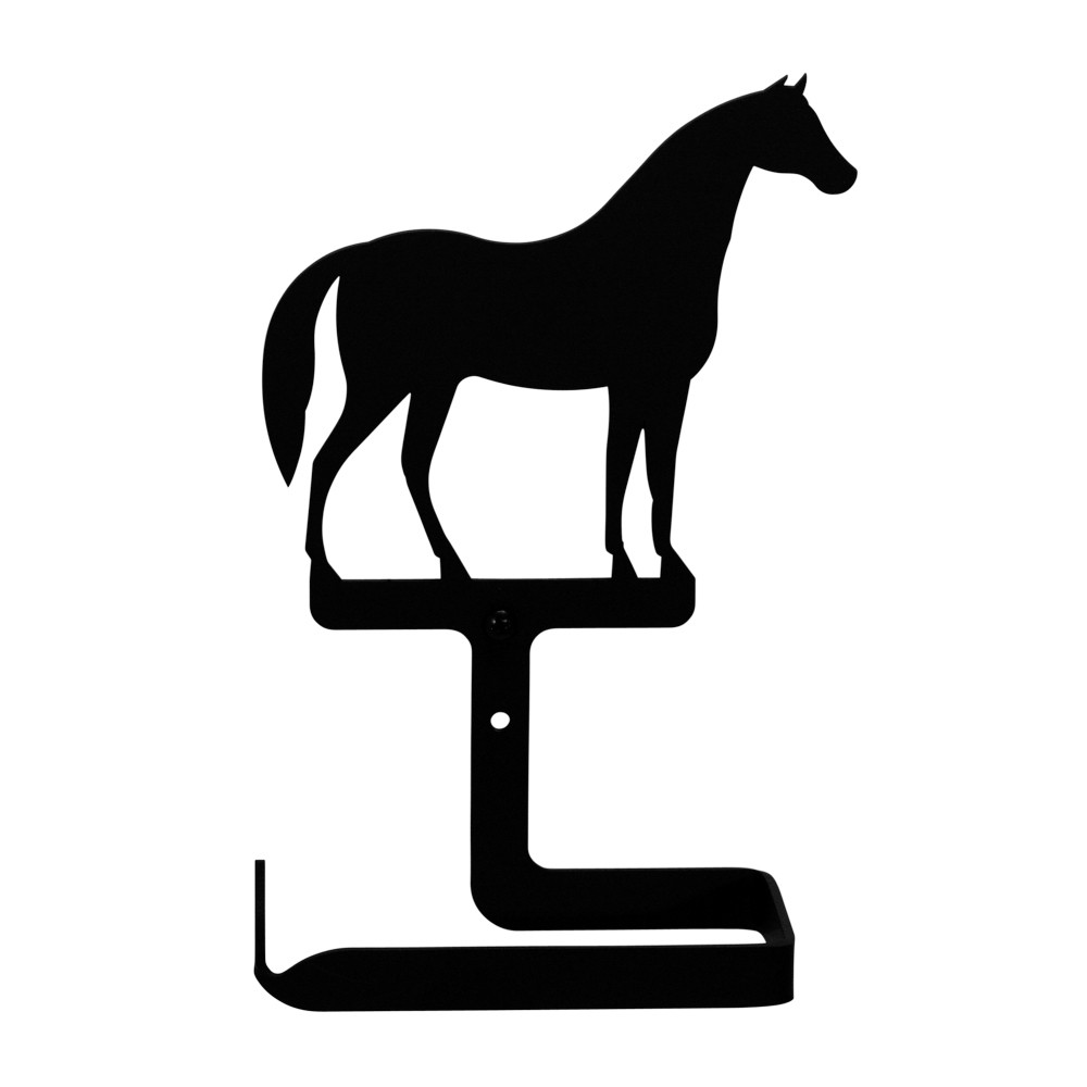 English Horse Rider Metal Toilet Paper Holder | Classic Lodge Accessory
