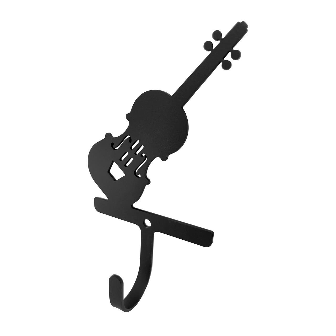 Violin Small Metal Wall Hook - Wall Decor